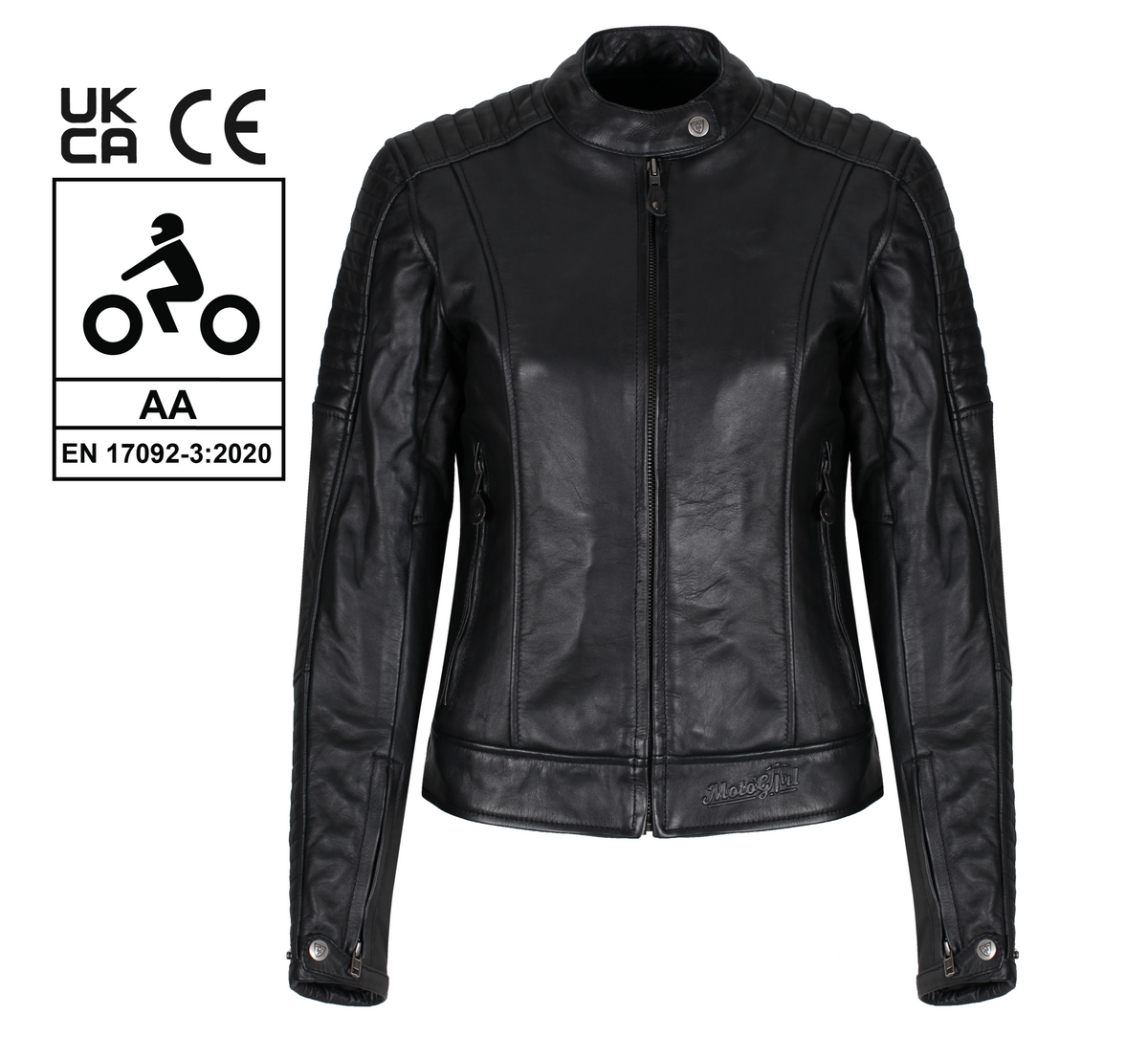 Valerie Black Leather Jacket – MotoGirl Ltd